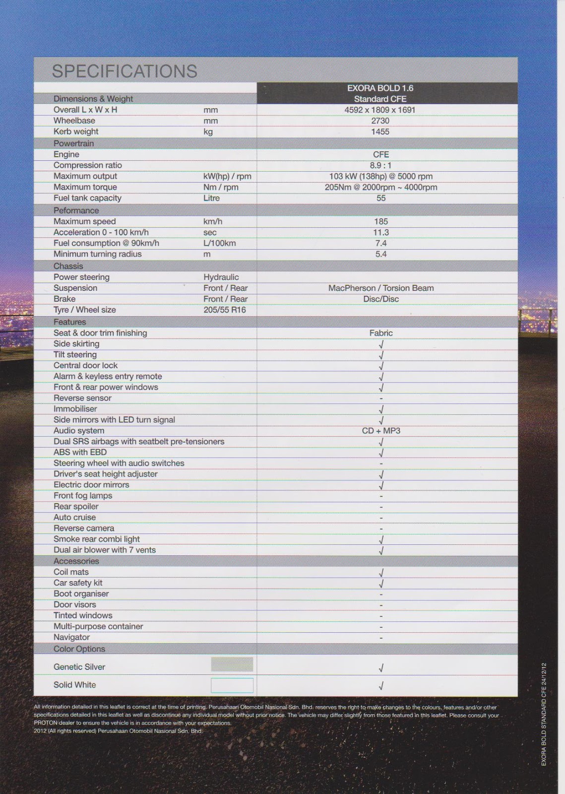 4Roda@7thspeed: EXORA BOLD TURBO PALING MURAH DAH TIBA!