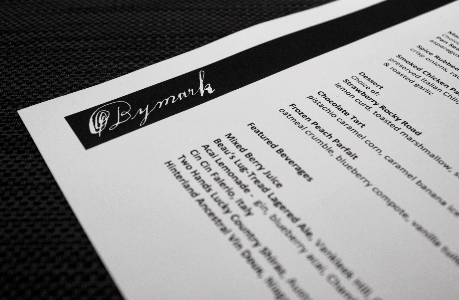 Bymark (Summerlicious) - Food Junkie Chronicles