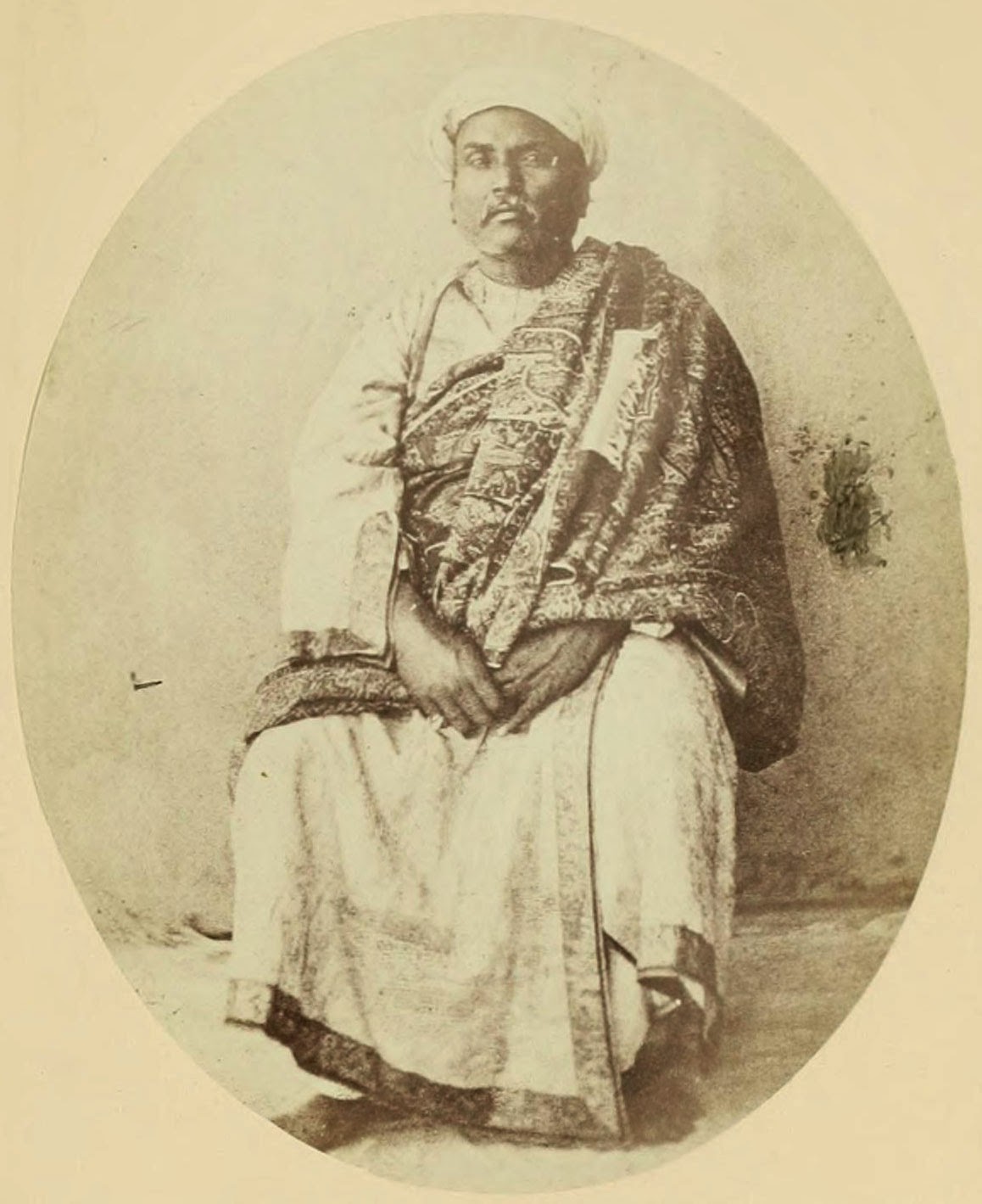 Ram Persad, Hindoo Tradesman - Allahabad c1860's - Old Indian Photos