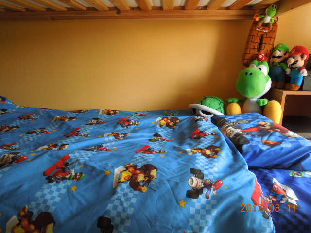 Canadian Hummingbirds: My Son's 5th Birthday Gifts: Mario Kart Bed Set