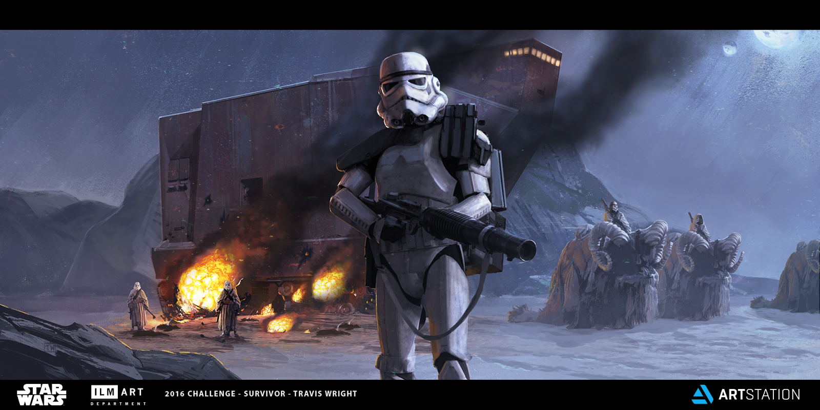 The Art of TJ Wright: ILM Star Wars Art Challenge