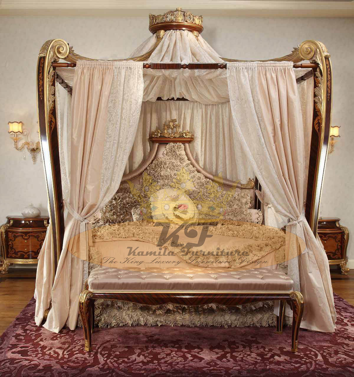 Kamila Furniture: LUXURY CLASSIC ITALIAN FURNITURE BEDROOM