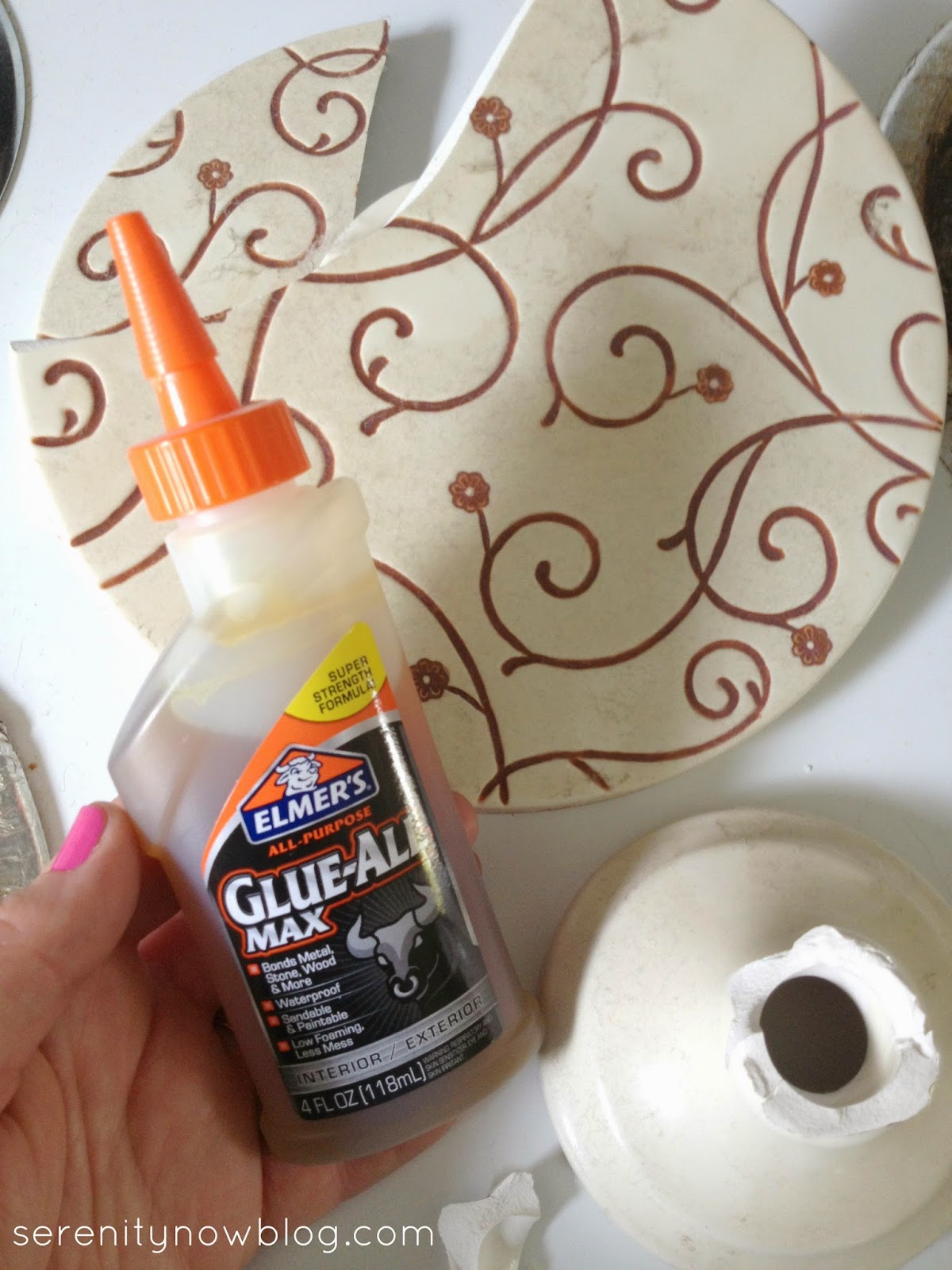 Serenity Now: Fixing a Broken Cake Stand and a Sandal {Quick Fix: Best ...