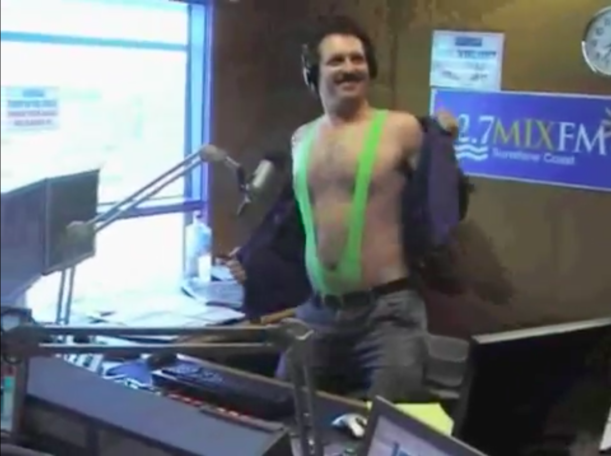 bizarrecelebsnude: Mark Darin - Aussie Radio Host