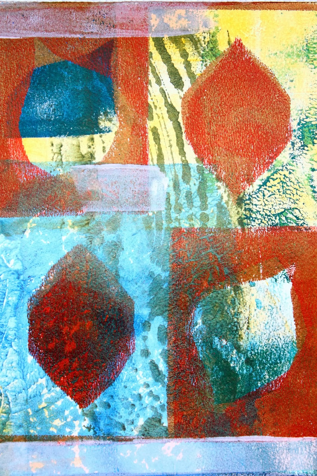STITCHWORKS: Gelli Prints