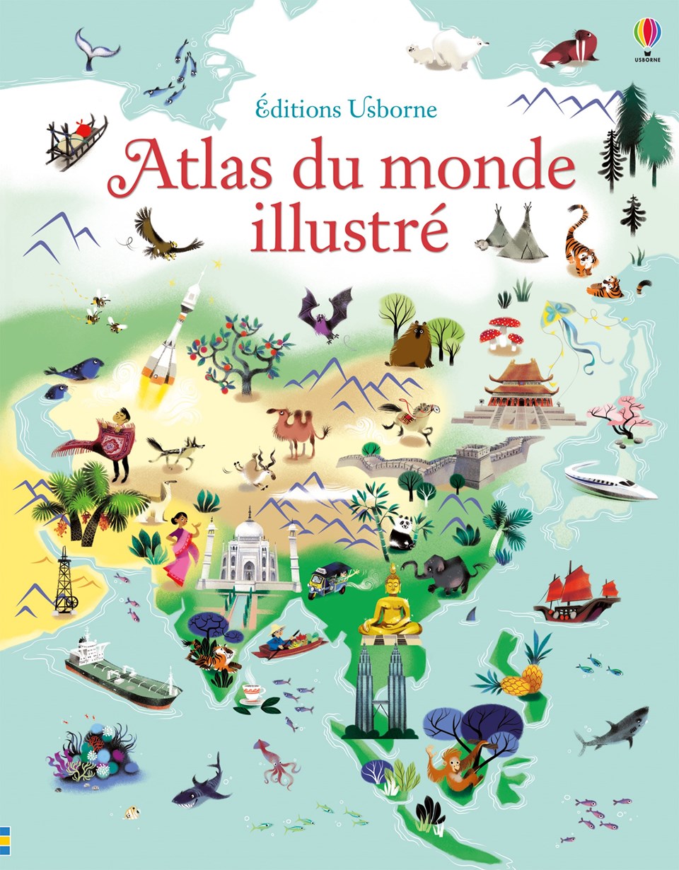 Les lectures de la Diablotine: Atlas du monde illustré Les lectures de la Diablotine: Atlas du monde illustré