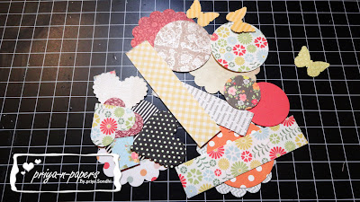 Crafters Corner : Different ways to use pattern paper scraps