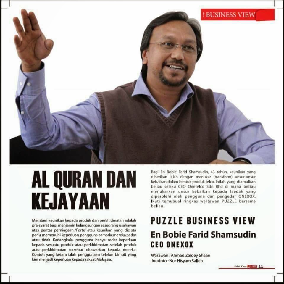 marina inn: Kenali CEO ONEXOX