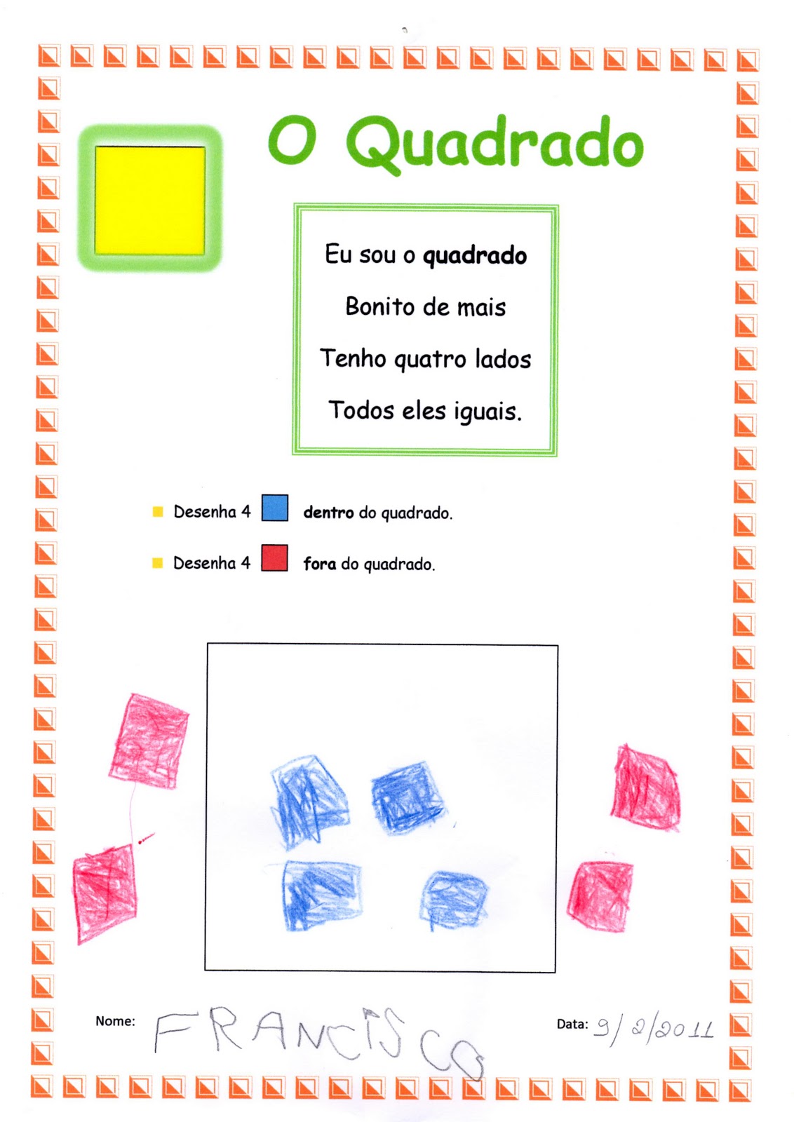 Pintarolas - Jardim de Infância: As formas geométricas