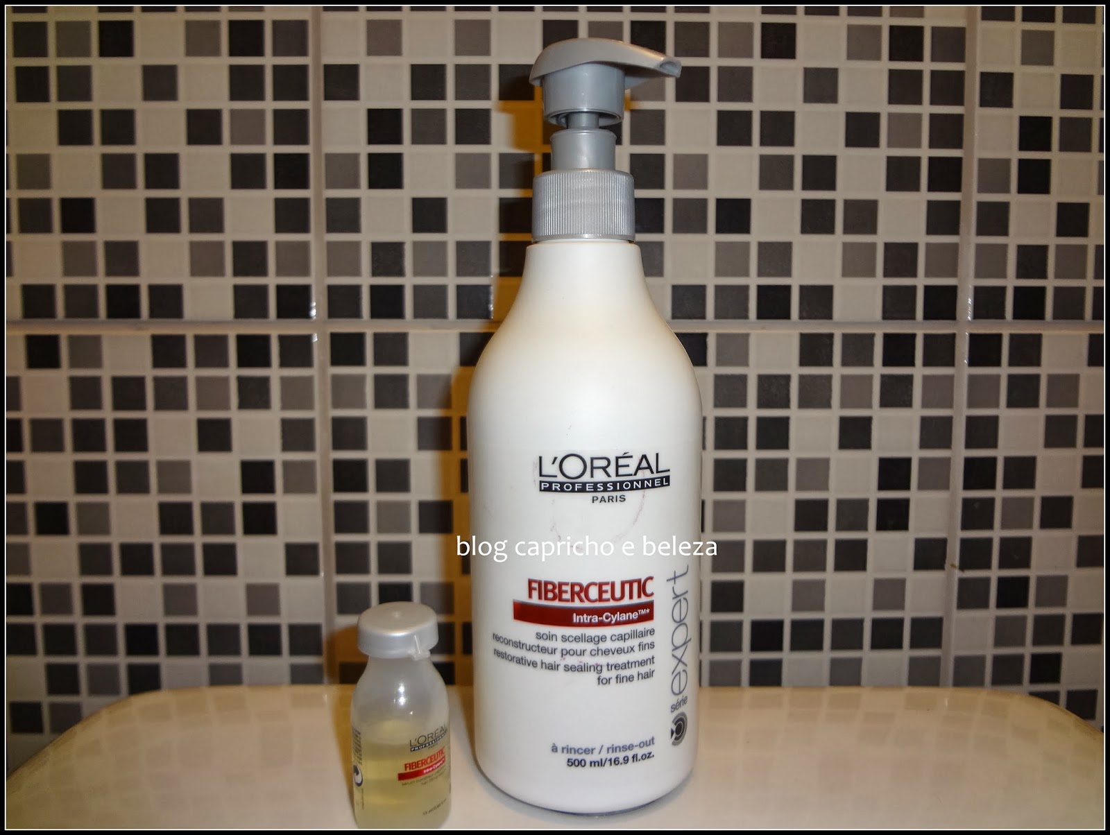 Capricho e Beleza: Selagem/botox capilar da loreal Fiberceutic ...