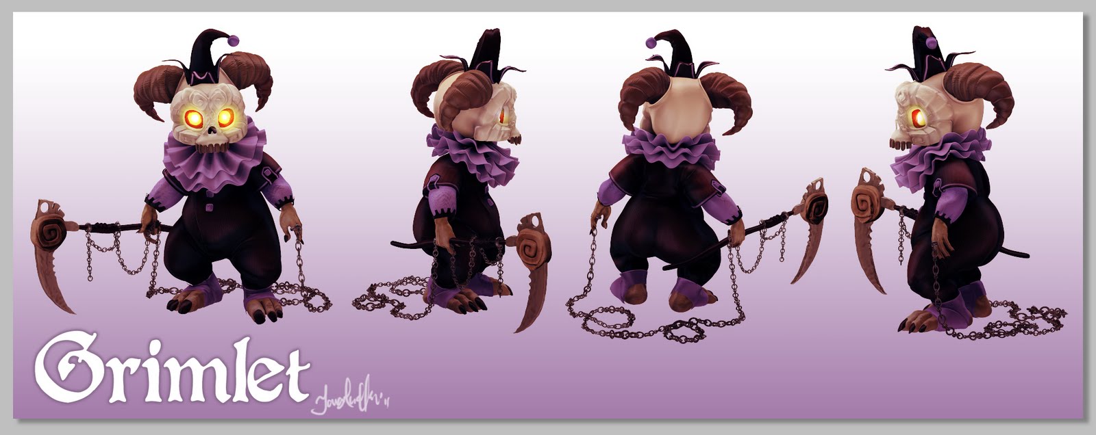 Dizzy Clown: Grimlet - Final Renders