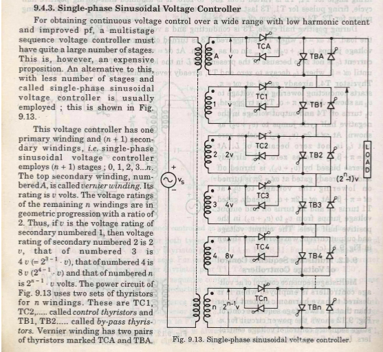 Sequence Control of AC Voltage Controllers