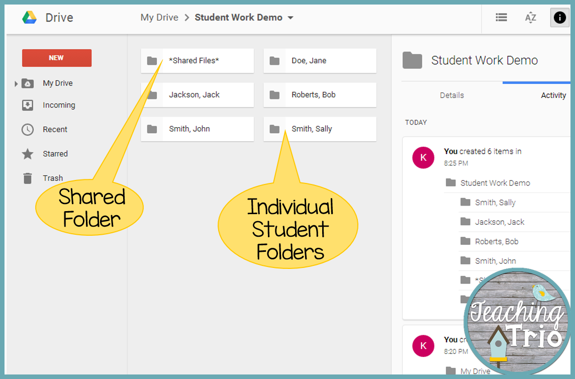 Teaching Trio: Tech Thursday: Making Google Drive work for my class