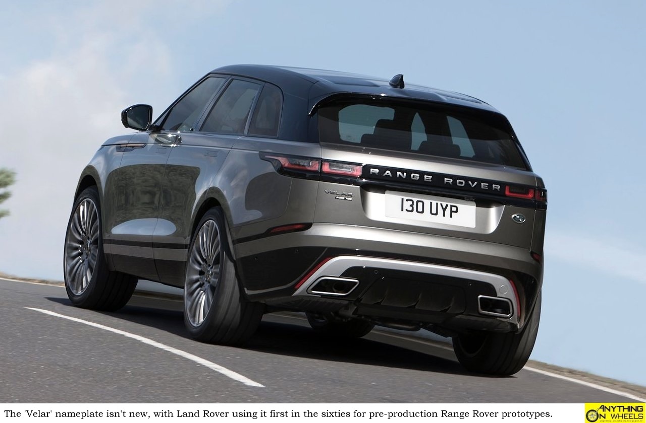 ANYTHING ON WHEELS: Range Rover unveils the stylish new Velar