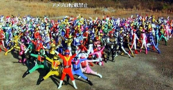 Toku-Link # 15: Super Sentai Members with their Sentai Team ...