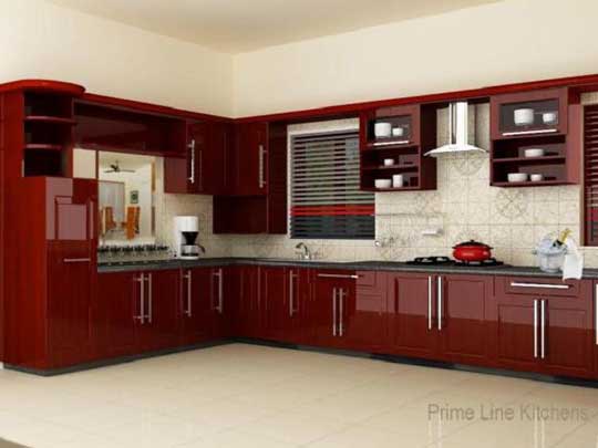 New kerala Kitchen Cabinet styles designs arrangements gallery - Wood ...