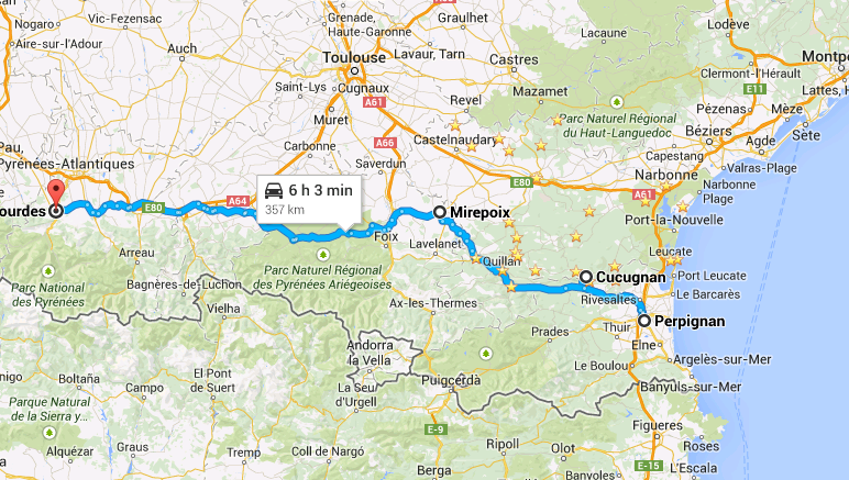 Pen-Slinger: More places on the way to Lourdes