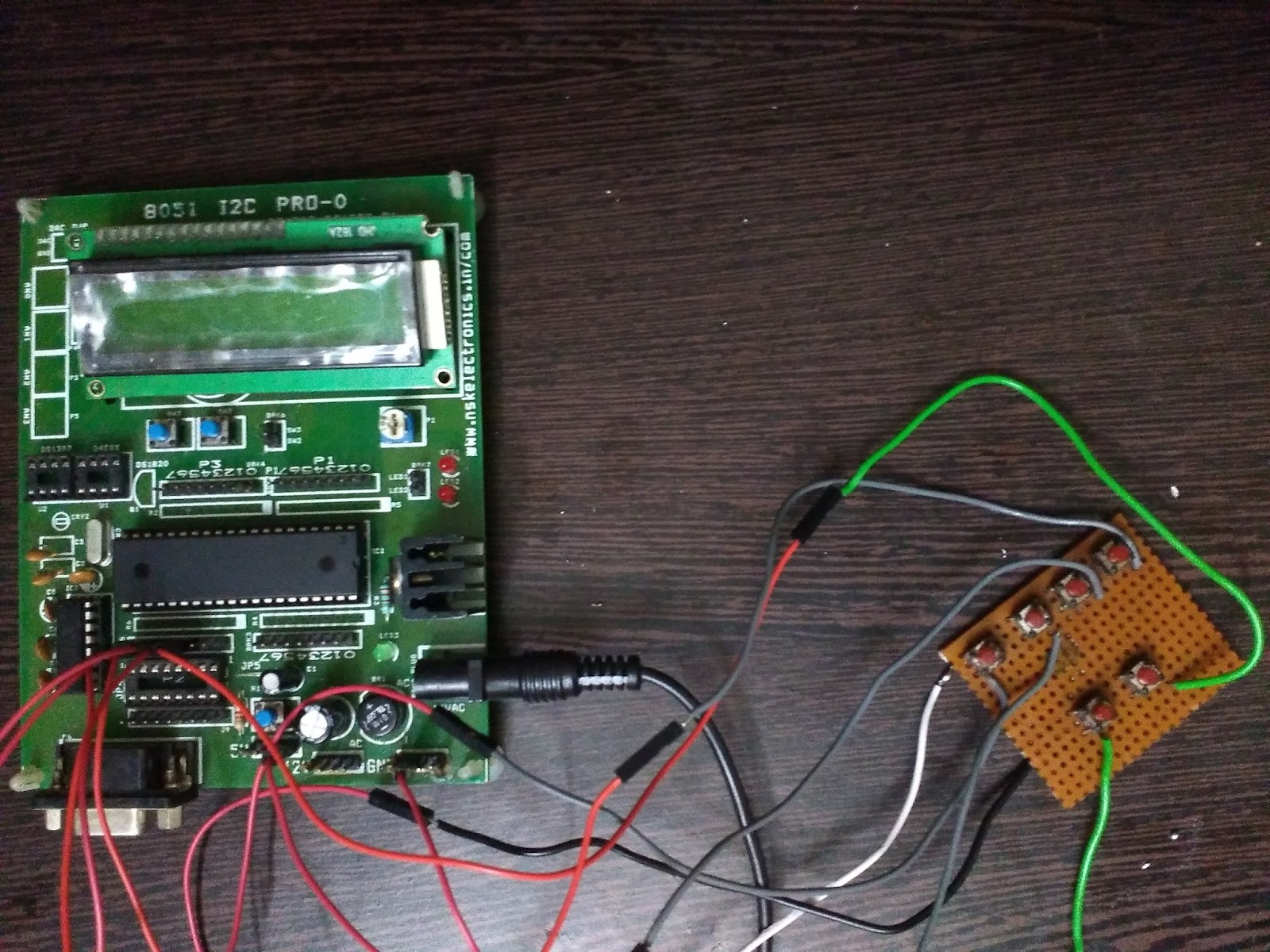 LCD based voting machine using 8051 microcontroller (AT89C51) - CONSBEDDED