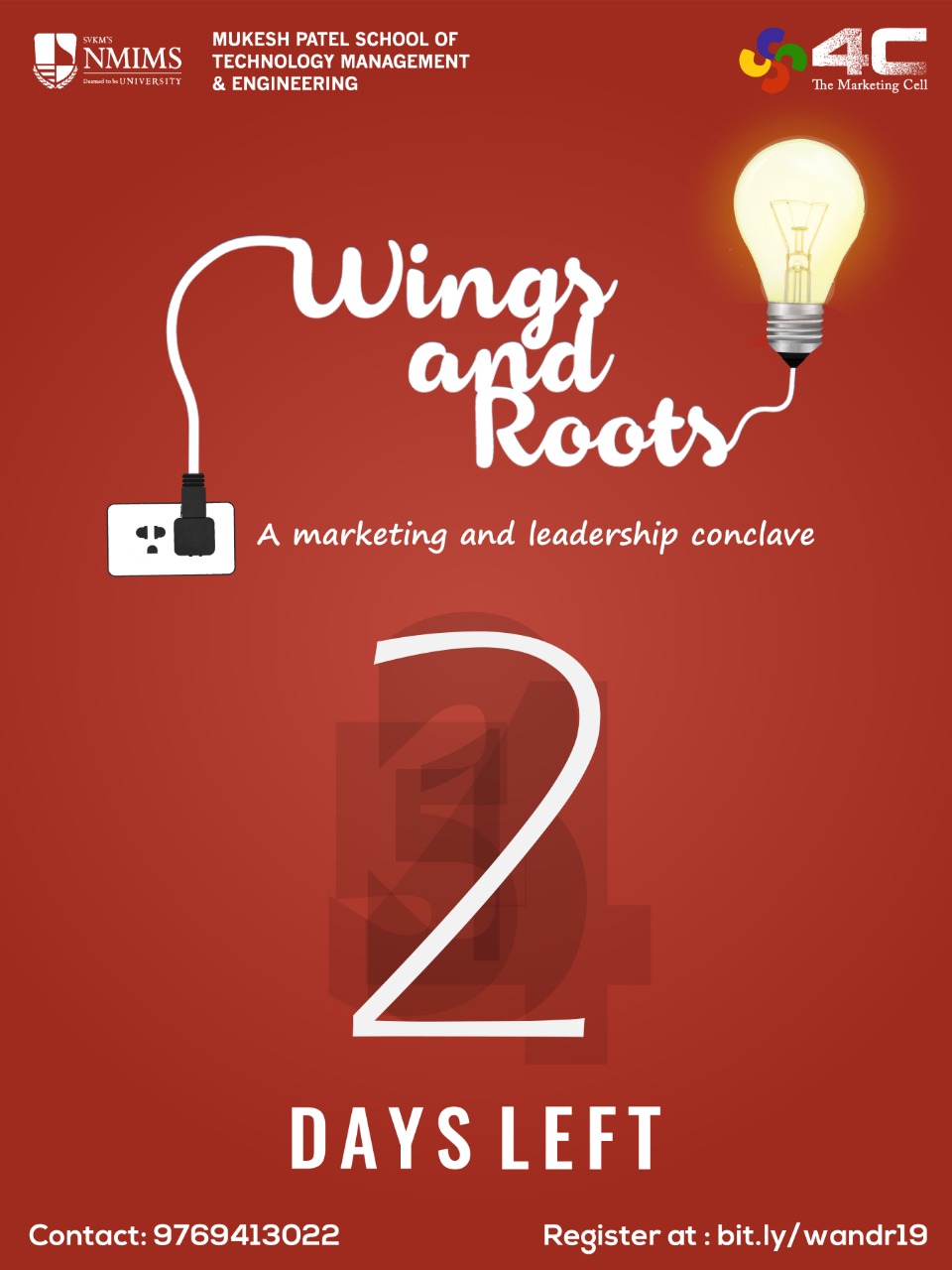 Countdown poster for an event