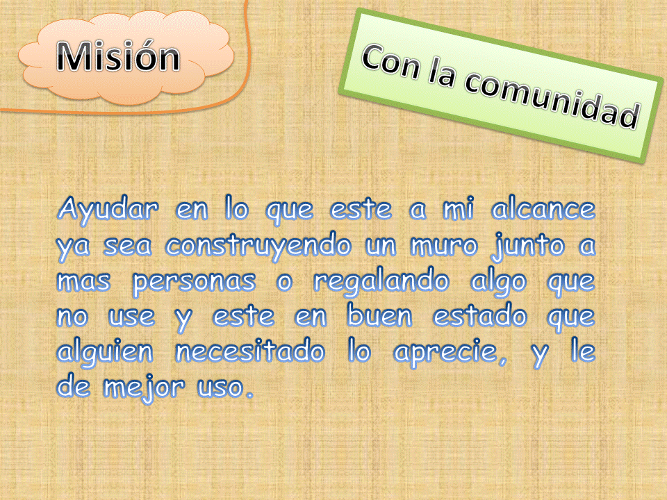 Proyecto de vida: Mi visión y misión