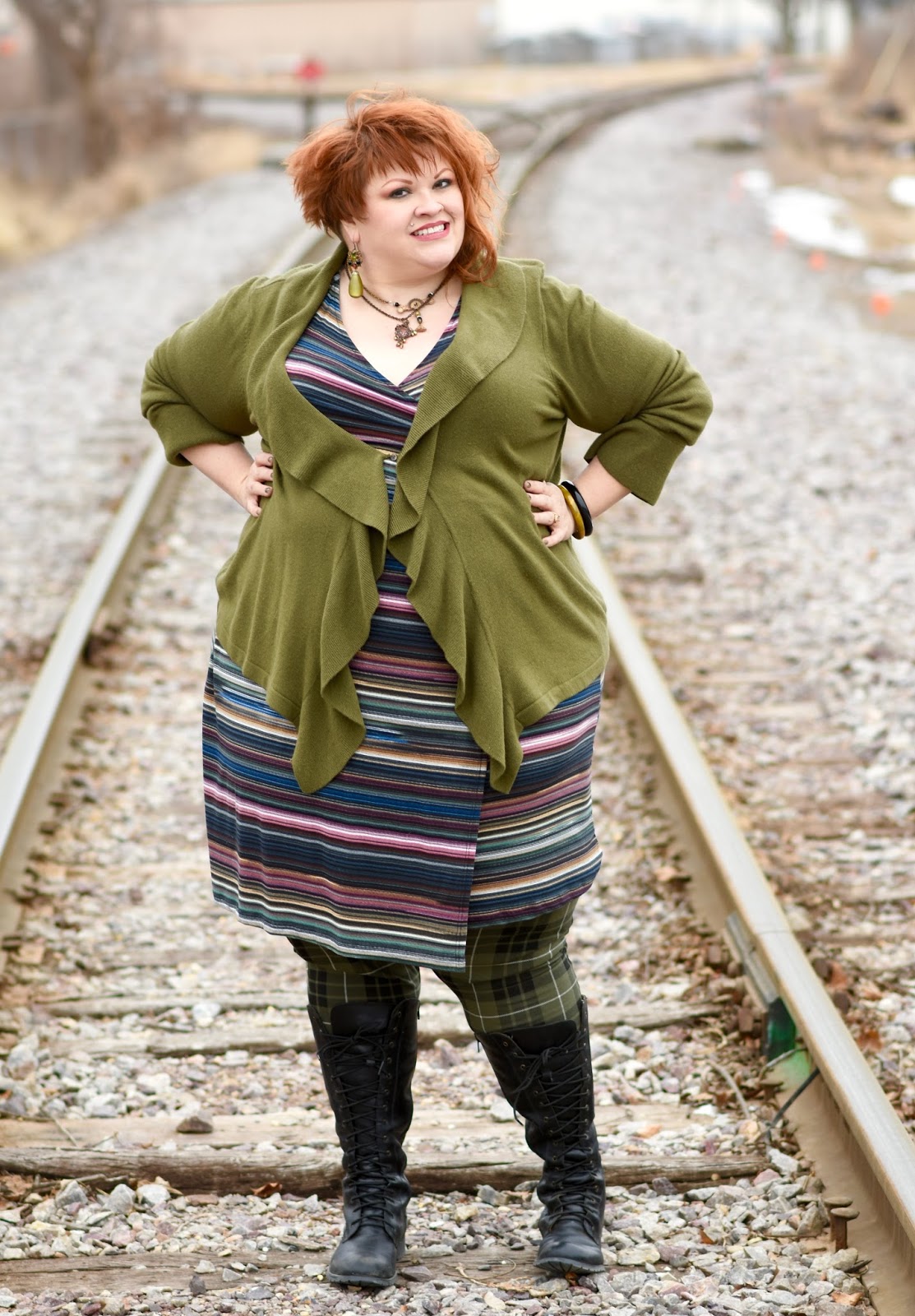 The Muffin Queen's Closet: Fat Chicks Should Wear Stripes