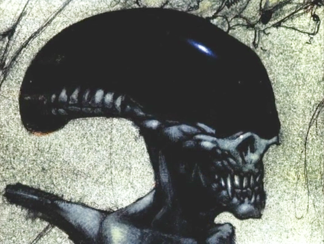 Alien Explorations: Chris Cunningham / Halls' Newborn Alien concepts