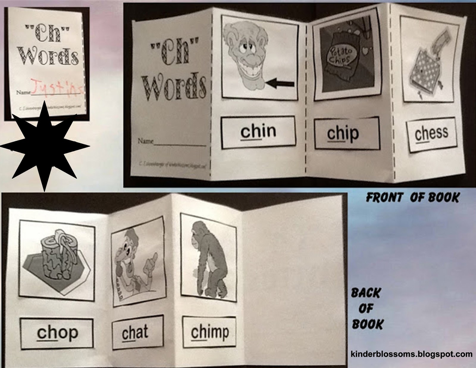 Christina's Kinder Blossoms: Digraph Accordion Books and Other Freebies