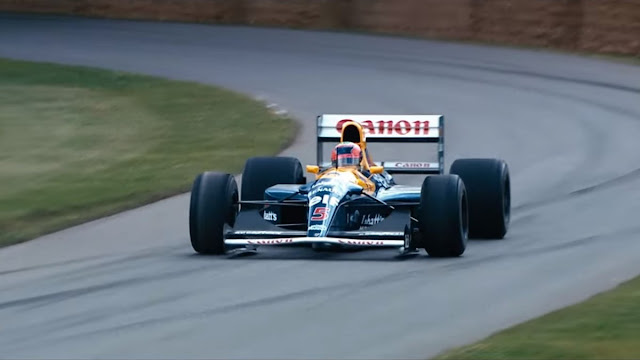 Nigel Mansell's dominant Red 5 Williams F1 Car is going up for Sale