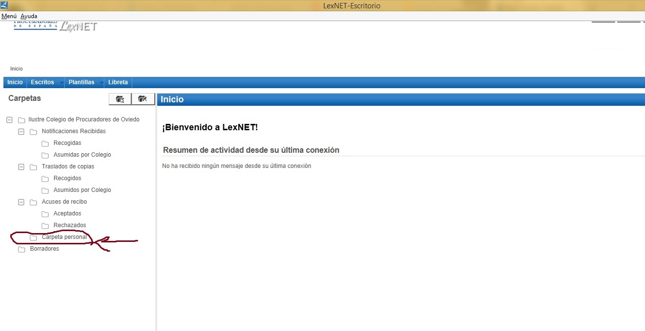 Aplicacin Lexnet De Escritorio Epilogo