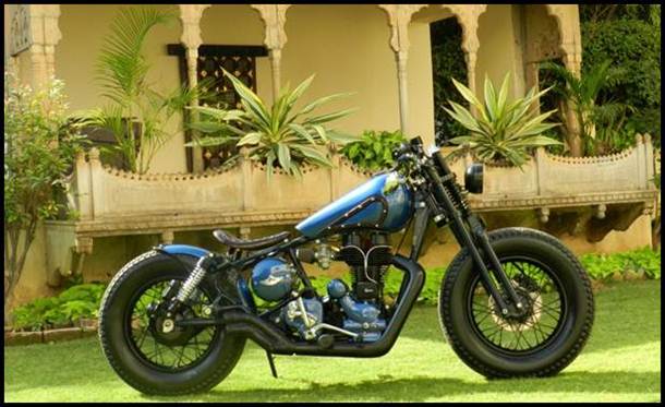 five different modified bullets - ROYAL ENFIELD