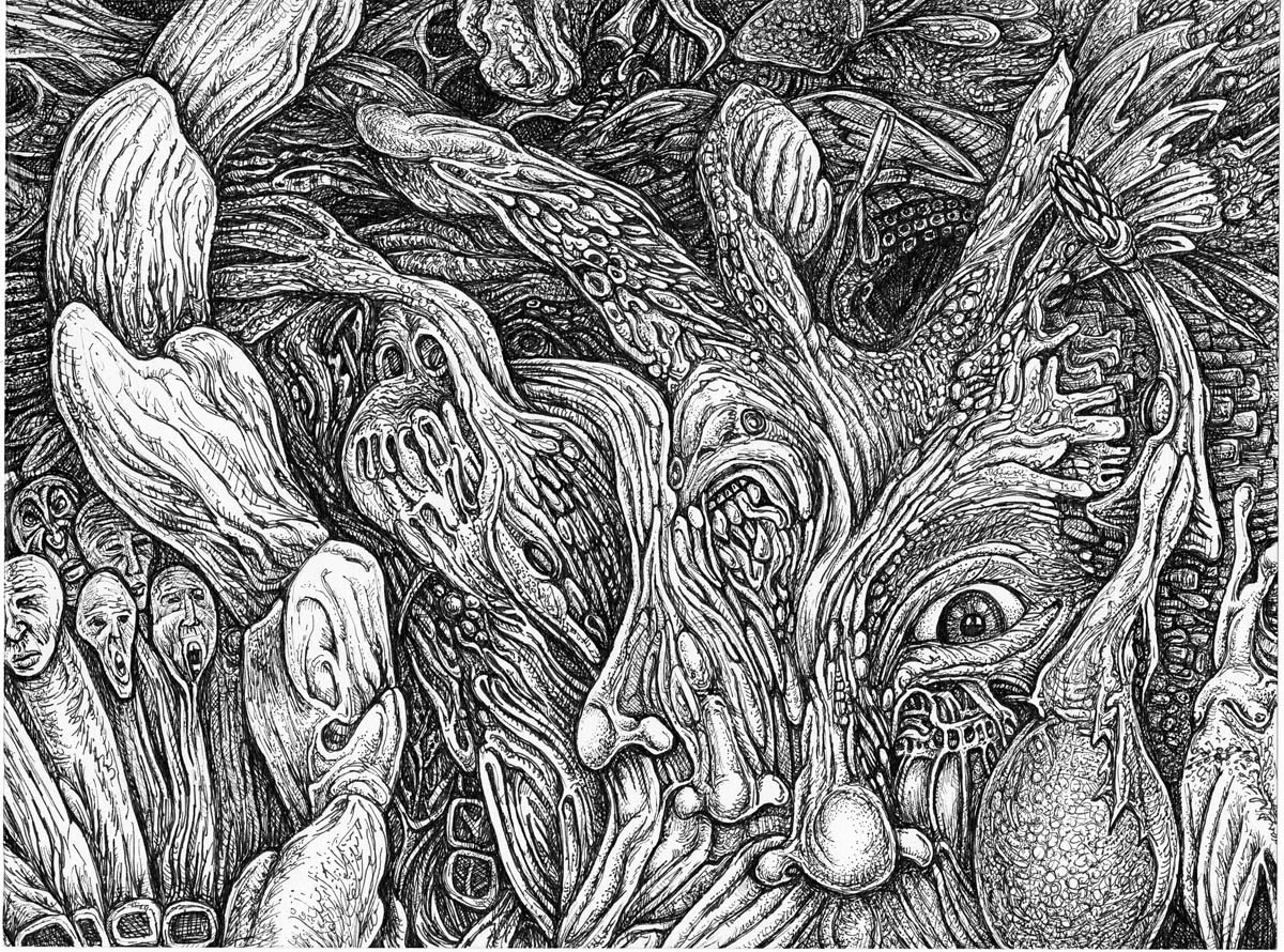 Joe MacGown's Art Blog: Surreal- Pen drawings