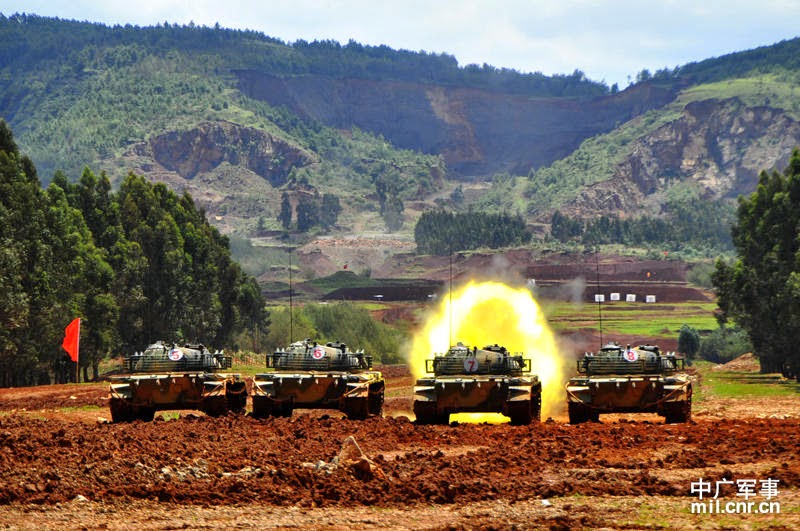 Asian Defence News: Chinese PLA Type 59D Tank with desert camouflage