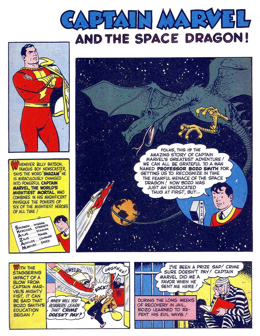 Pappy's Golden Age Comics Blogzine: Number 2302: Captain Marvel and the ...