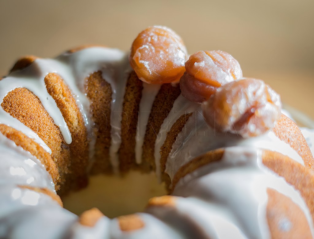 Bikísimas: BUNDT CAKE DE CASTAÑAS Y NARANJA CONFITADA