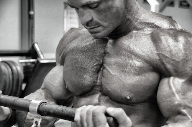Muscle Lover: French master bodybuilder Laurent Bernardini