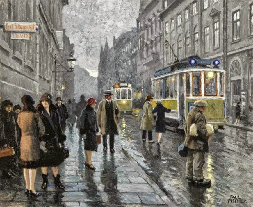 Paul Gustave Fischer | Cityscape painter | Tutt'Art@ | Pittura ...