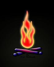 Animasi "Api Unggun" untuk HP @ Kios Madinah 2