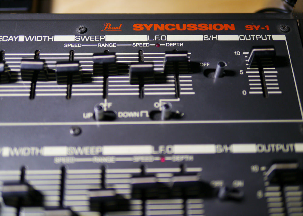 MATRIXSYNTH: Pearl Syncussion SY-1 Analog Drum Synth SN 510727