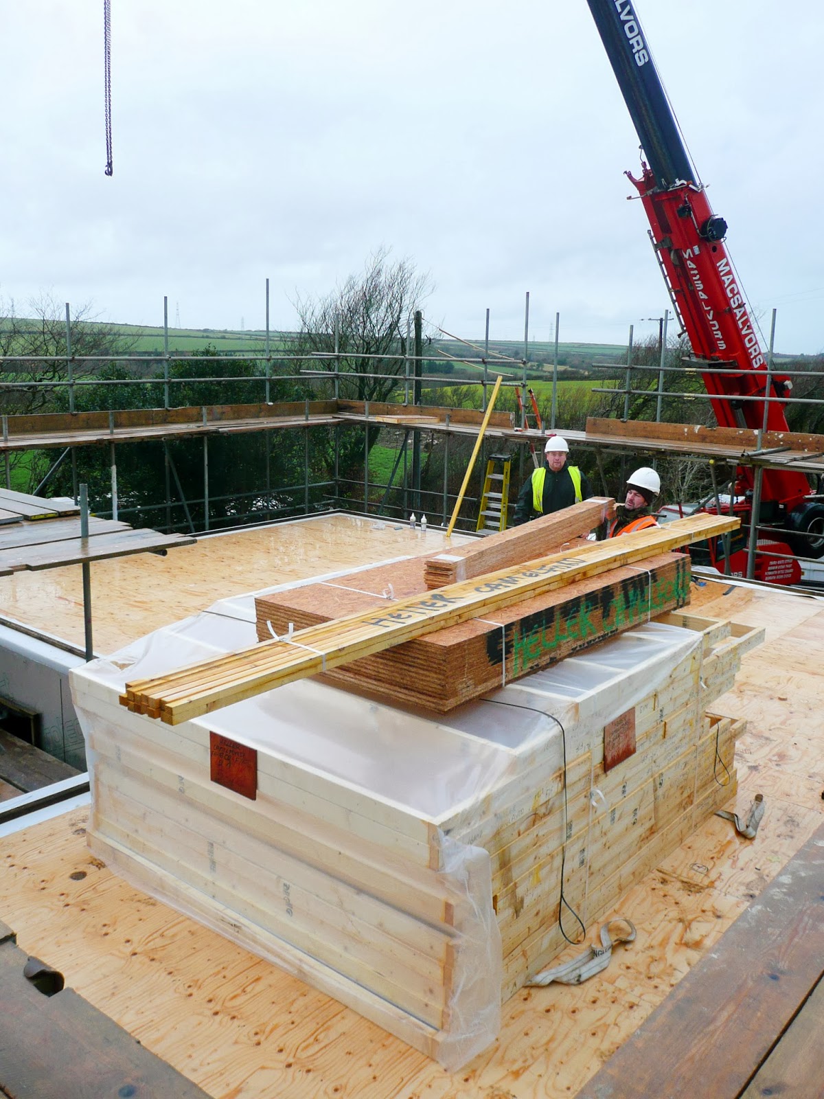 Timber Frame Building Floor