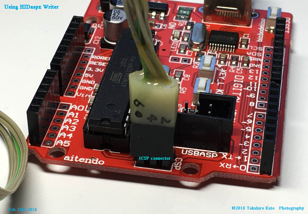 Radio Experimenter's Blog: 【AVR】 An HIDaspx in-circuit writer, again
