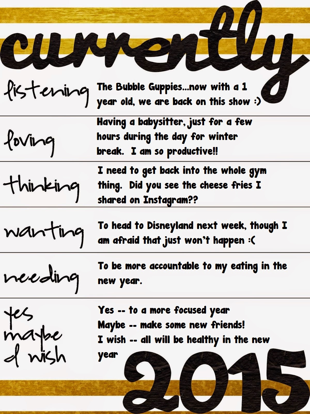 Currently on to 2015 | Teaching in Room 6 | Bloglovin’