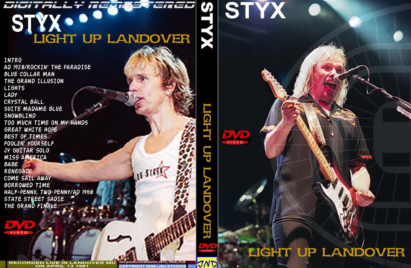 T.U.B.E.: Styx - 1981-04-13 - Landover, MD (2xDVDfull pro-shot)