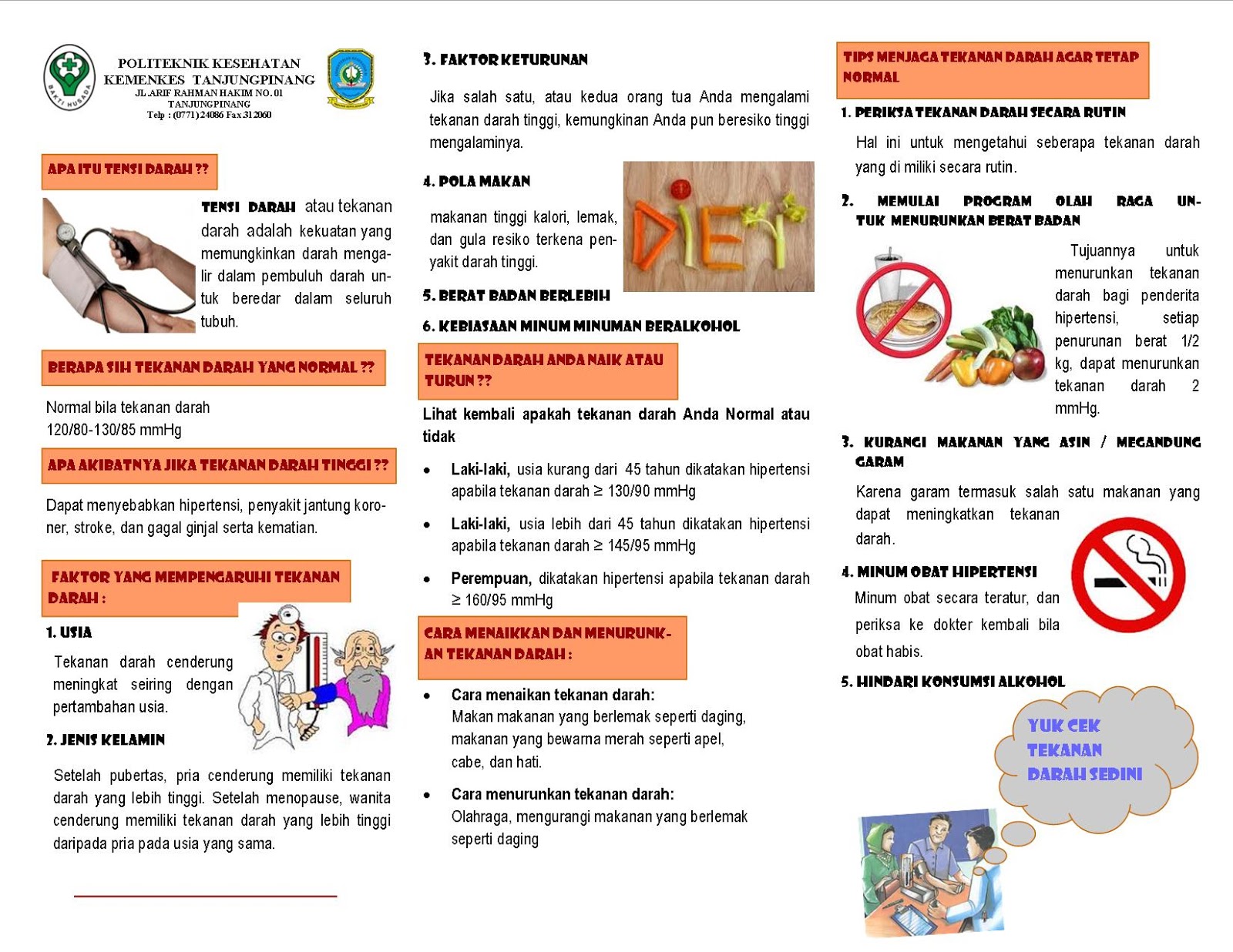 PM Info Channel: Contoh Leaflet Tensi