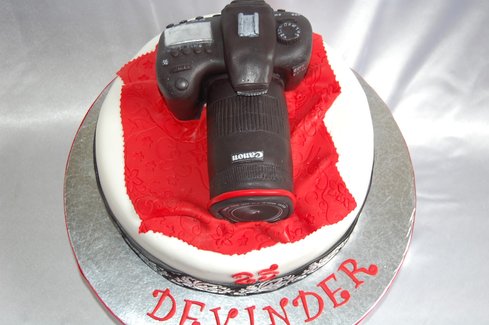 CUSTOMISED CAKES BY JEN: 3D Canon Camera Cake