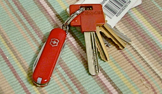 available in black: VICTORINOX SWISS ARMY CLASSIC KEYCHAIN POCKET KNIFE