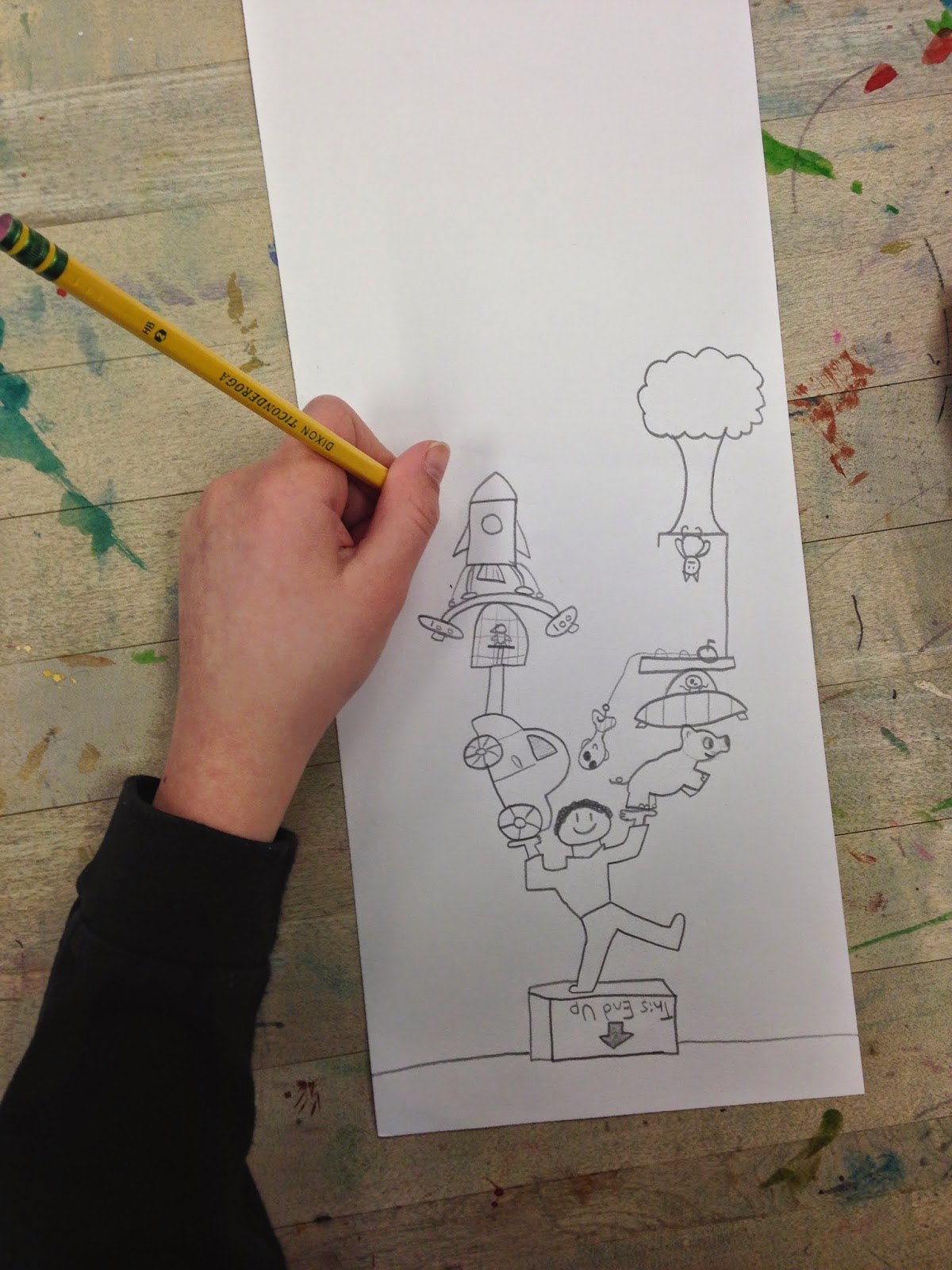 Art Room Blog: 5th Grade Balancing Act...