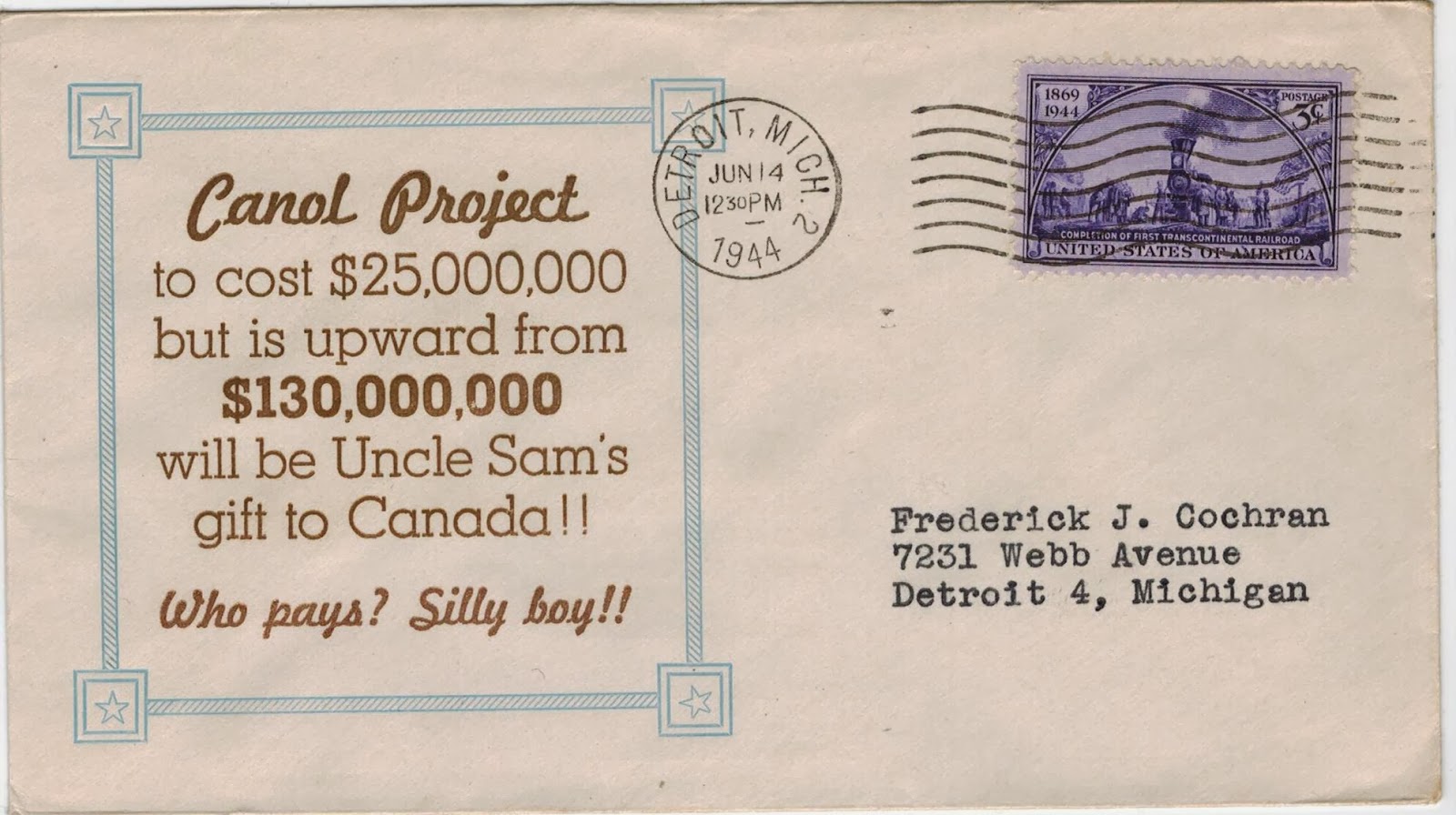 Postal History Corner