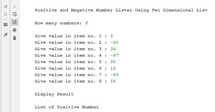 Free Programming Source Codes And Computer Programming Tutorials Positive And Negative Number 