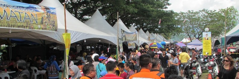 KINABALU: SABAH KAAMATAN HARVEST FESTIVAL 2017 - THE FOOD FAIR.