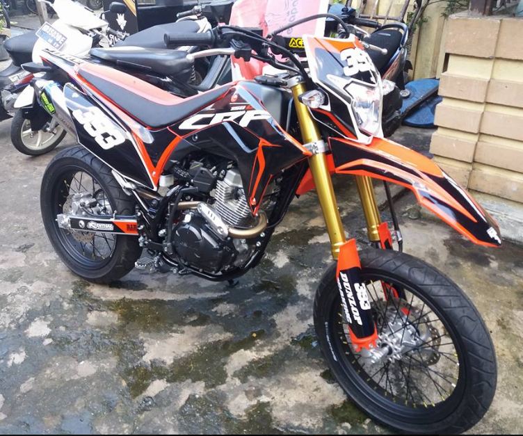 Gambar modifikasi honda CRF 150 L bikin ngiler